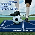 Hewann Soccer Training Equipment Football Footstep Training Mat - Non ...