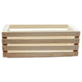 Unfinished Wood Crate, 12 in x 5.5 in X 4 in - Walmart.com