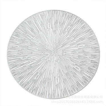 SPRING PARK Round Paper Fiber Woven Place Mats/Dining Mat/Decoration ...
