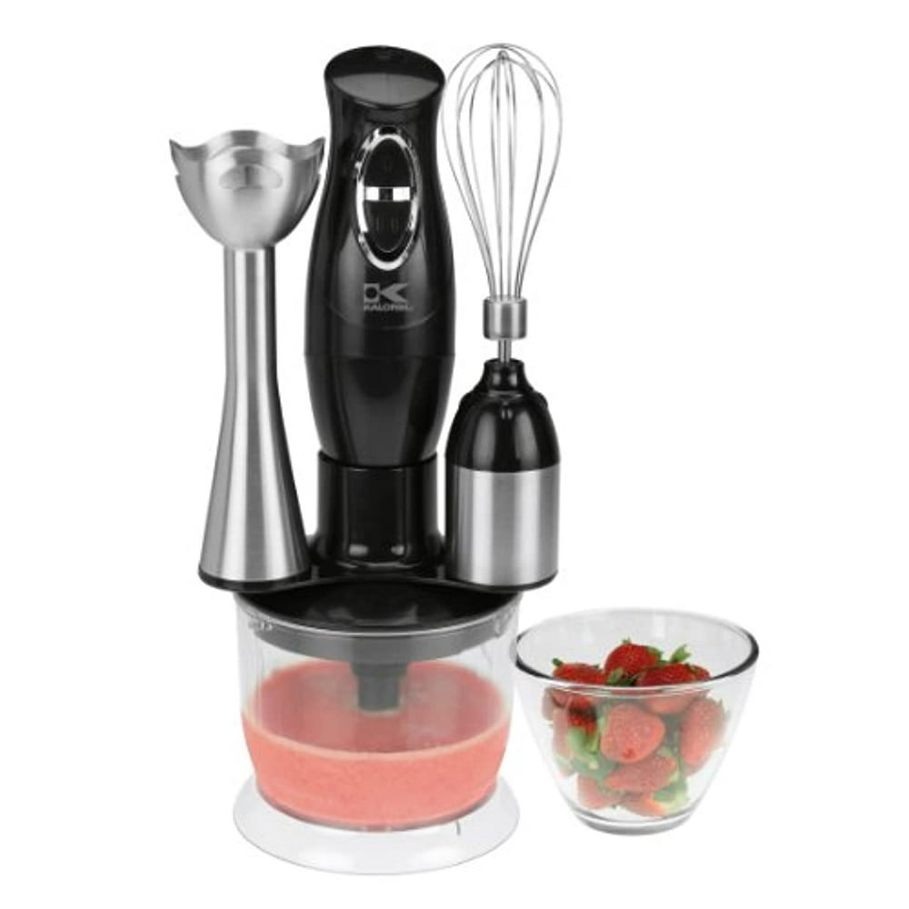 Kalorik Combination Mixer with Mixing Cup/Chopper and Whisk, Black ...