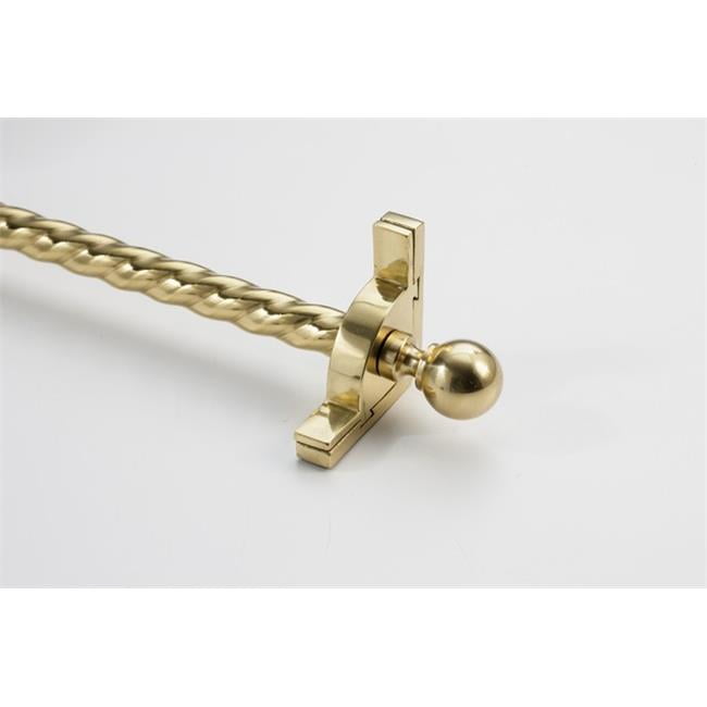 Zoroufy 01533-03593 36 in. Dynasty Roped Tubular Stair Rod Set with ...