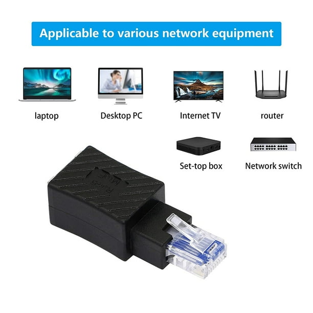 Ethernet Connector Support 100M Network Network-Switch Plug Play RJ45 ...