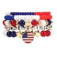 American Flag Bracelet, 4th of July Independence Day, Patriotic Stars ...