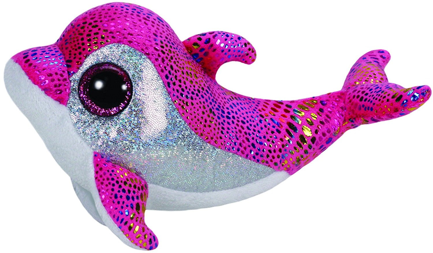 TY Beanie Boos - Sparkles the Pink Dolphin (Glitter Eyes) Small 6 ...