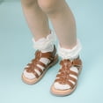 HsdsBebe Toddler Girls Sandals Open Toe Summer PU leather Shoes for ...