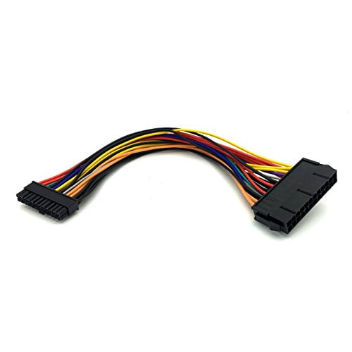 Kentek 9 Inch 9" 24 Pin to Mini 24 Pin Cable Adpter for ATX Power ...