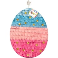 17" Baby Onesie Pinata White Blue Pink Color For Gender Reveal Party ...