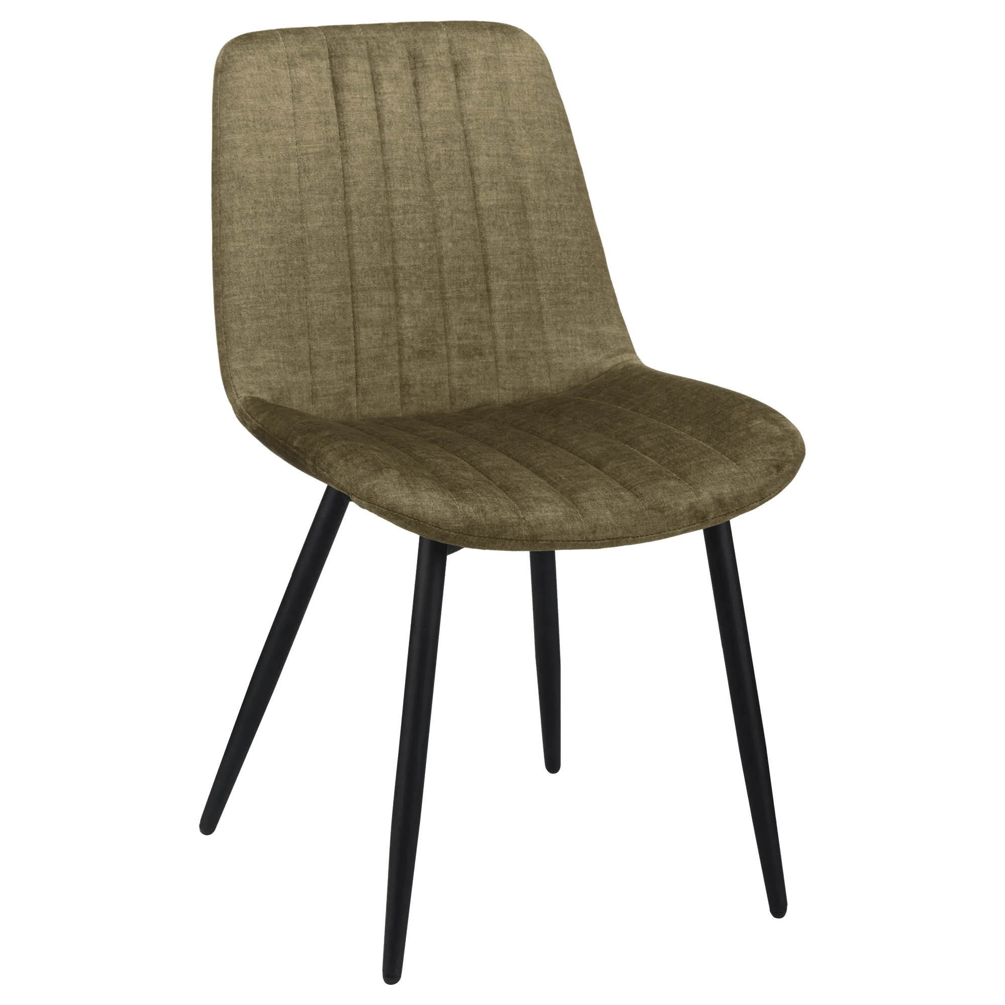Bouclair Khaki Velvet Fabric and Metal Dining Chair - Walmart.ca