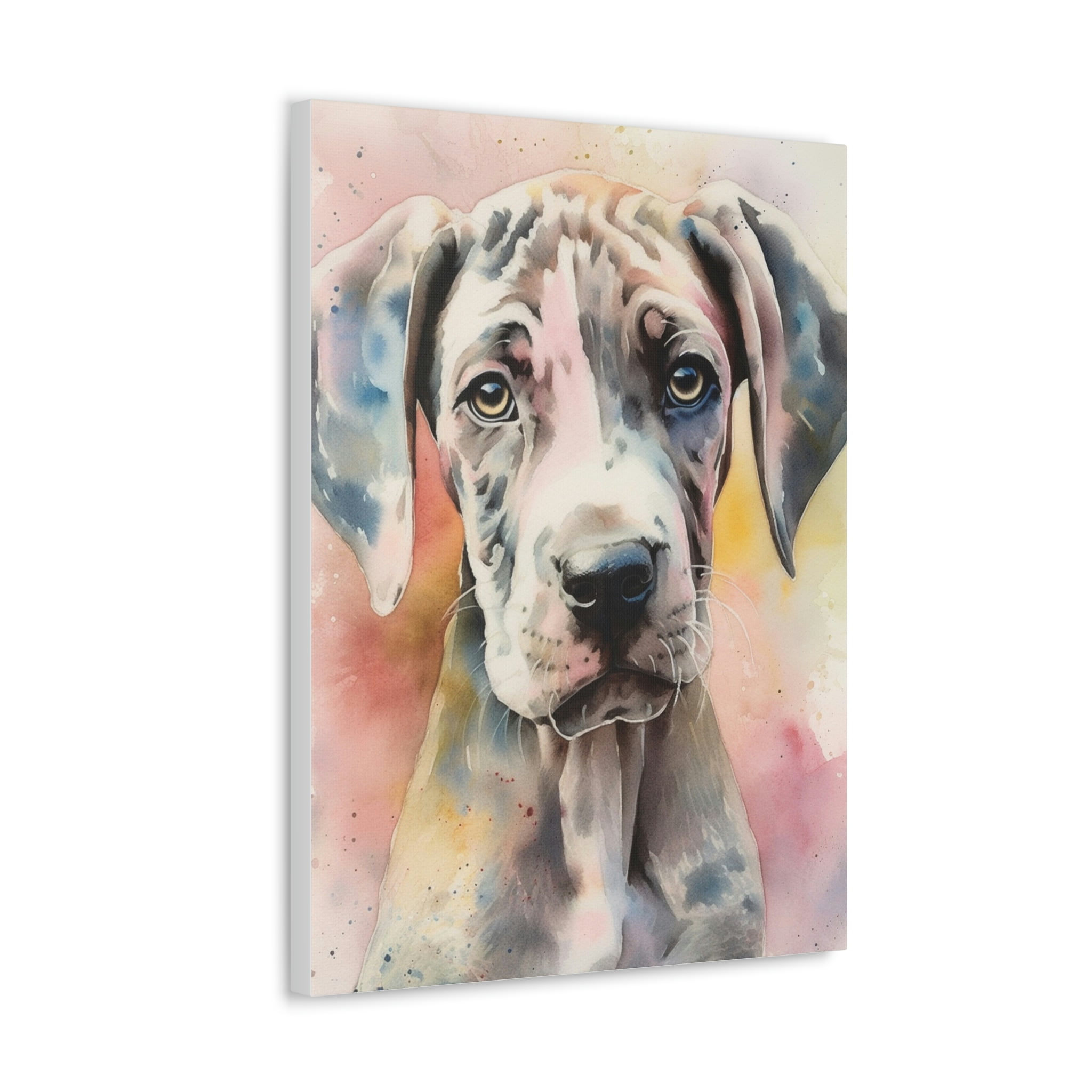 Watercolor Great Dane Painting 3 - Nursery Collection - Bedtime Stories ...
