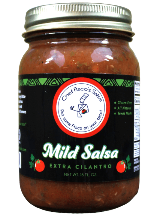 Chef Flaco's Salsa Mild Extra Cilantro Gourmet Salsa - Walmart.com