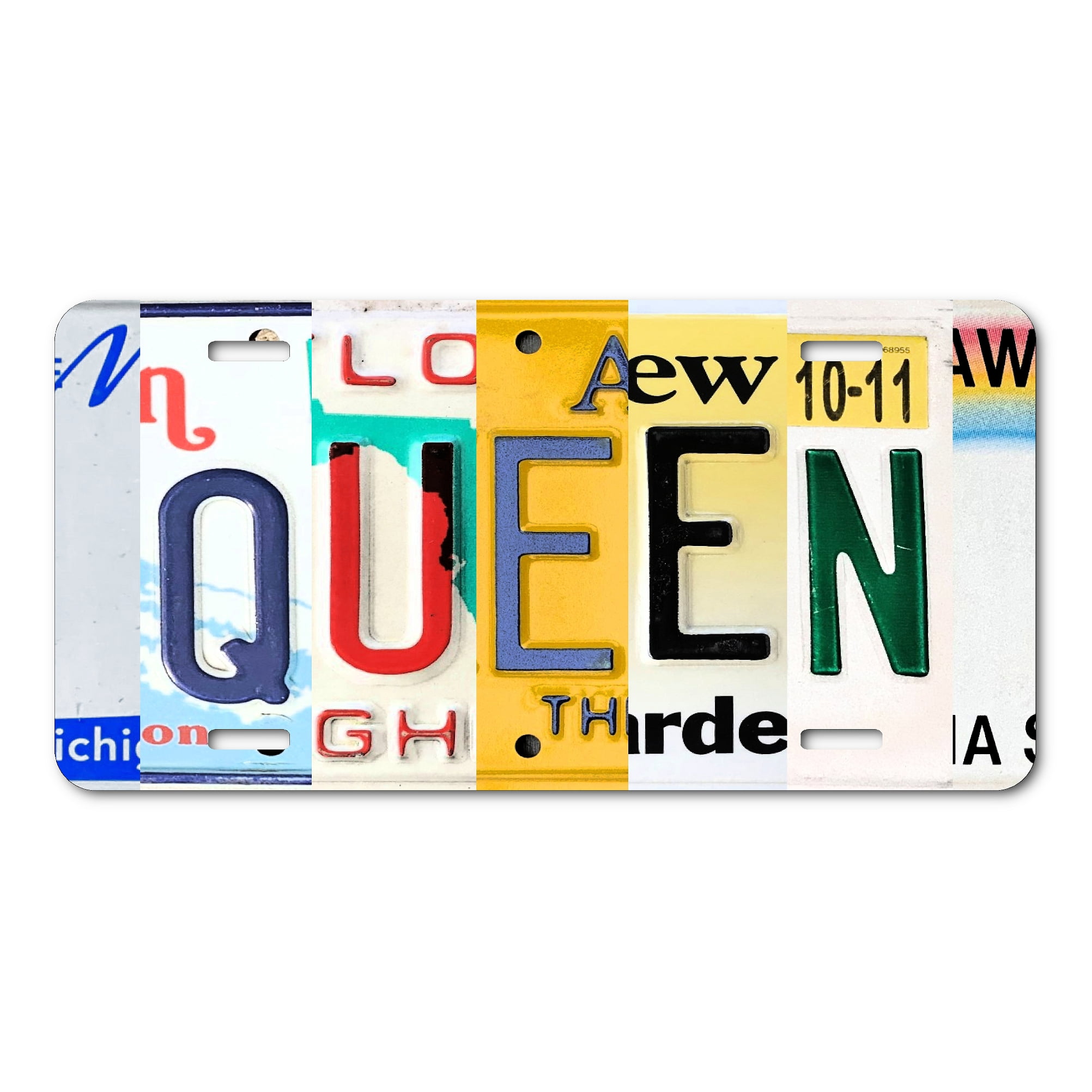 License Plate Letters