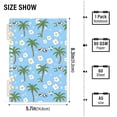 Beach Palm Tree Pattern A5 Notebook Set of 2 Refillable 60 Sheets ...