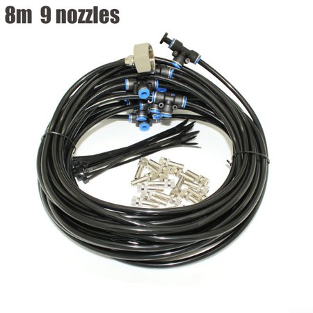Kit Cooling System Kits Micro Misting Nozzles Patio 8M/11M Spray Tools ...