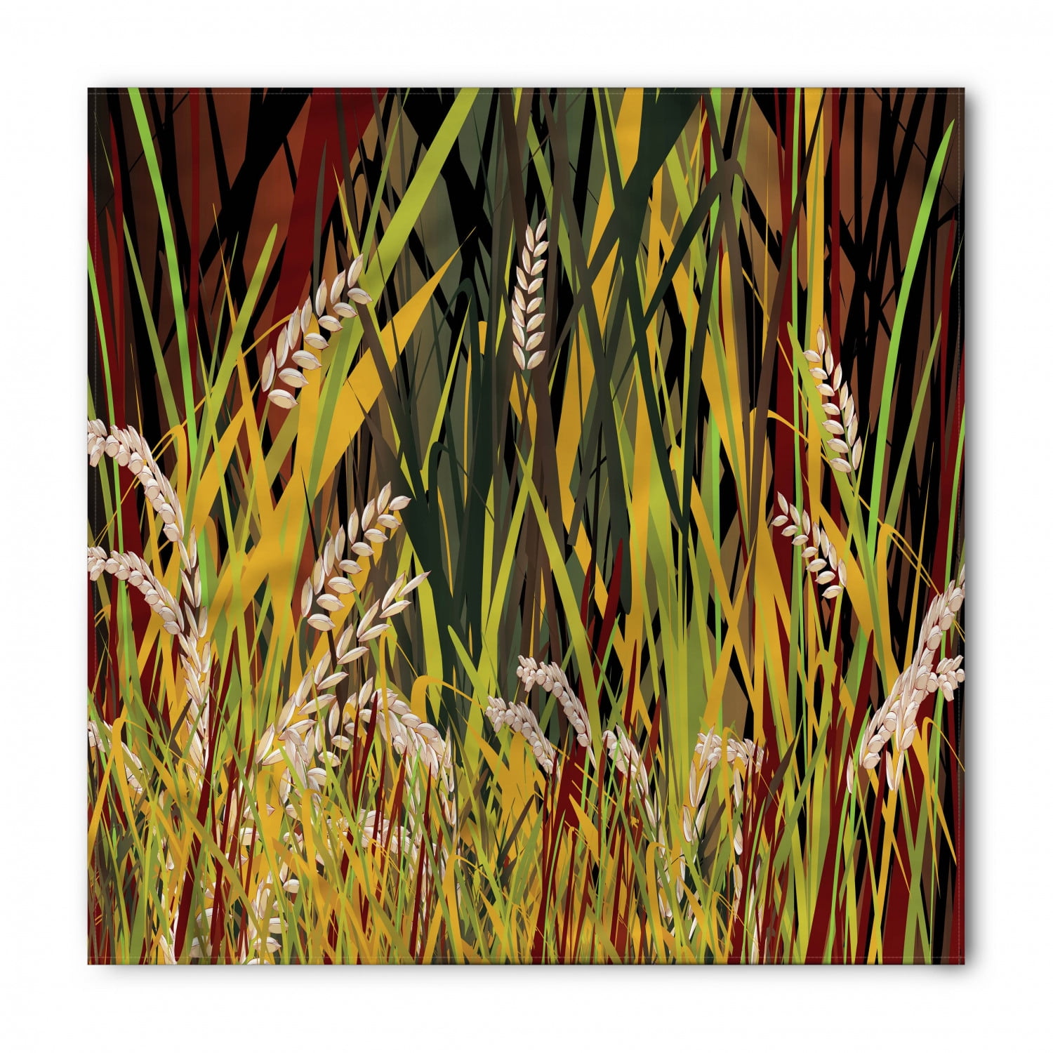 Nature Bandana, Plant Forest Farm Leaves, Unisex Head and Neck Tie, by ...