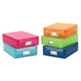 Whitmor Plastic Document Boxes, Set of 5 - Walmart.com