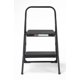 COSCO 2-Step Household Folding Steel Step Stool, All Black, 7ft 11in ...