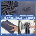 6 Pcs Extra Large Microfiber Cleaning Cloth Reusable Microfiber Towels ...