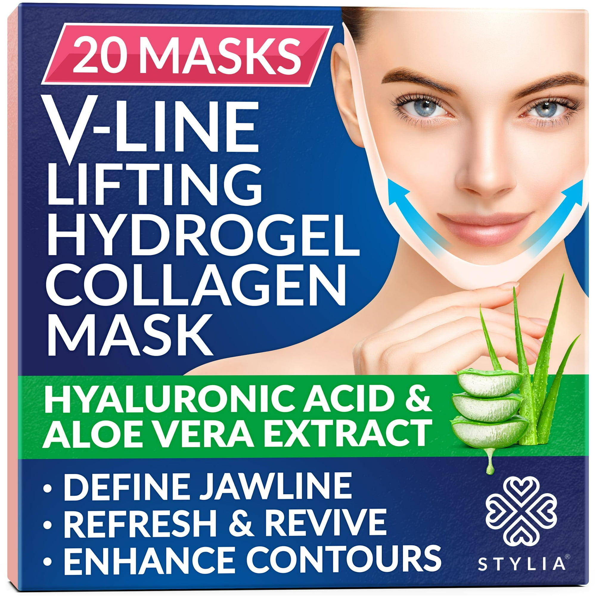 Click here for Stylia V Line Lifting Collagen Face Mask - Double... prices