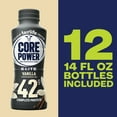 Core Power Elite Protein Shake Vanilla, 42g Protein, 14 fl oz, 12 Count ...