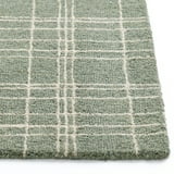 Better Homes & Gardens Green Plaid Wool Indoor Area Rug, 5x7 - Walmart.com
