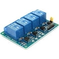 Treedix 4 Channel DC 5V Relay Module with Optocoupler - Walmart.com