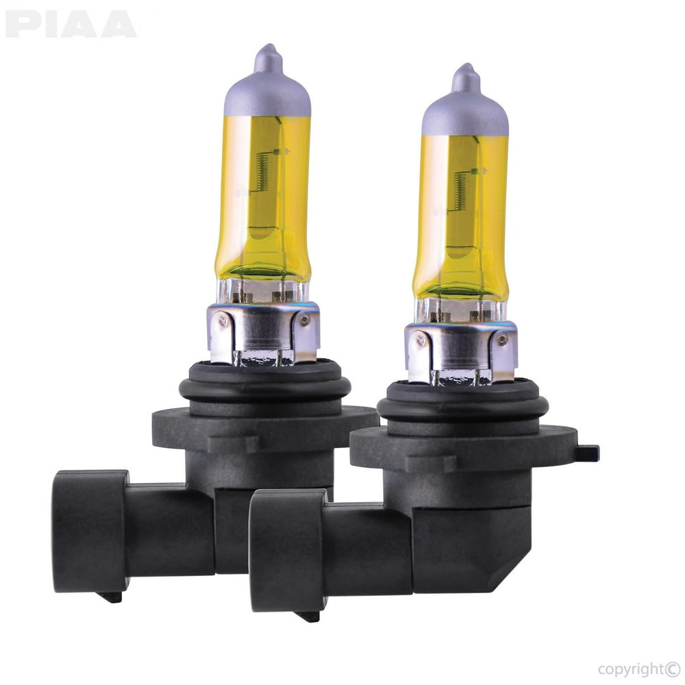 PIAA 22-13495 9005/9006 HB3/HB4 Yellow Solar Replacement Bulb; 12V; 19W ...