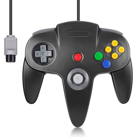 FISUPER N64 Controller Wired Classic Game Controller Joystick for N64 ...