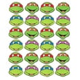 TMNT Birthday Cake Decorations: 24 Edible Cupcake Toppers featuring Donatello, Michaelangelo ...