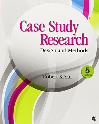 Pre-Owned Case Study Research: Design and Methods (Applied Social ...