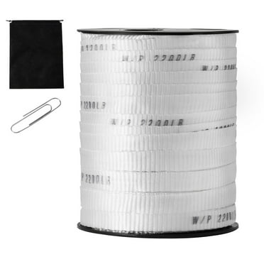 VEVOR 2500 lbs Polyester Pull Tape, 2000' x 3/4" Professional Flat Rope ...