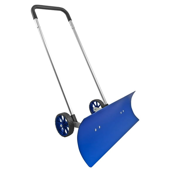 THE SNOWPLOW Ergonomic 24-Inch Poly Blade Snow Pusher Shovel with ...