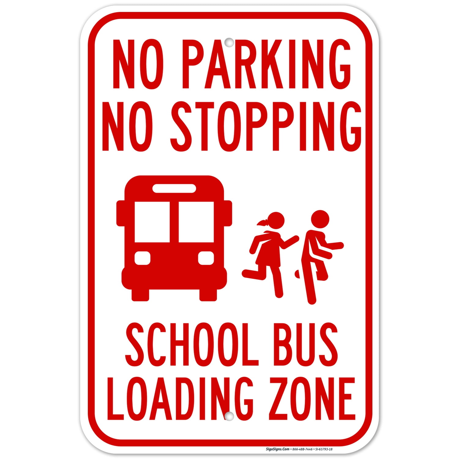 Loading Zone Signs