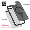 Dteck for iPhone 16e Case, Magnetic Translucent with Screen Protector ...