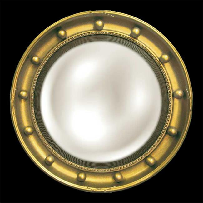 HMH 6317E AG Regency Eagle Convex Mirror Antique Gold Old World Finish ...