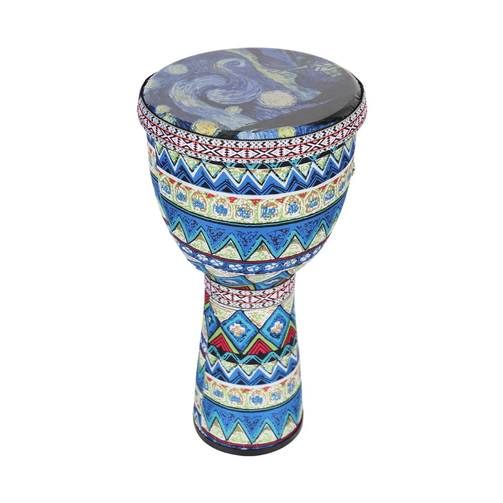 Tambor de mano africano de 8 pulgadas, tambor de percusión portátil ...