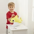 Baby Shark Kids Plush Piggy Bank for Coins and Money, Yellow ...