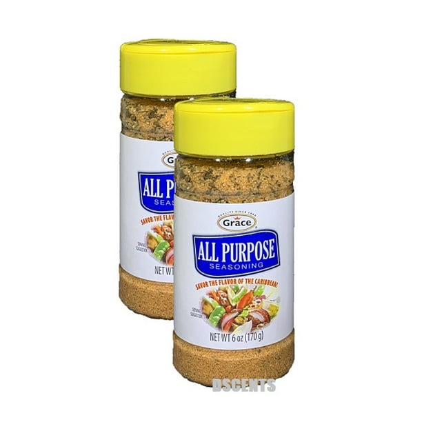Grace All Purpose Seasoning 6 Oz Pack of 2 bottles - Walmart.com ...