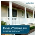 HMTtie 6x6 Vinyl Post Wrap – Weatherproof Premium Outdoor Vinyl Porch ...
