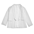 Daznico Girls Long Sleeve Shawl Formal Suit Jacket Open Front Inner ...