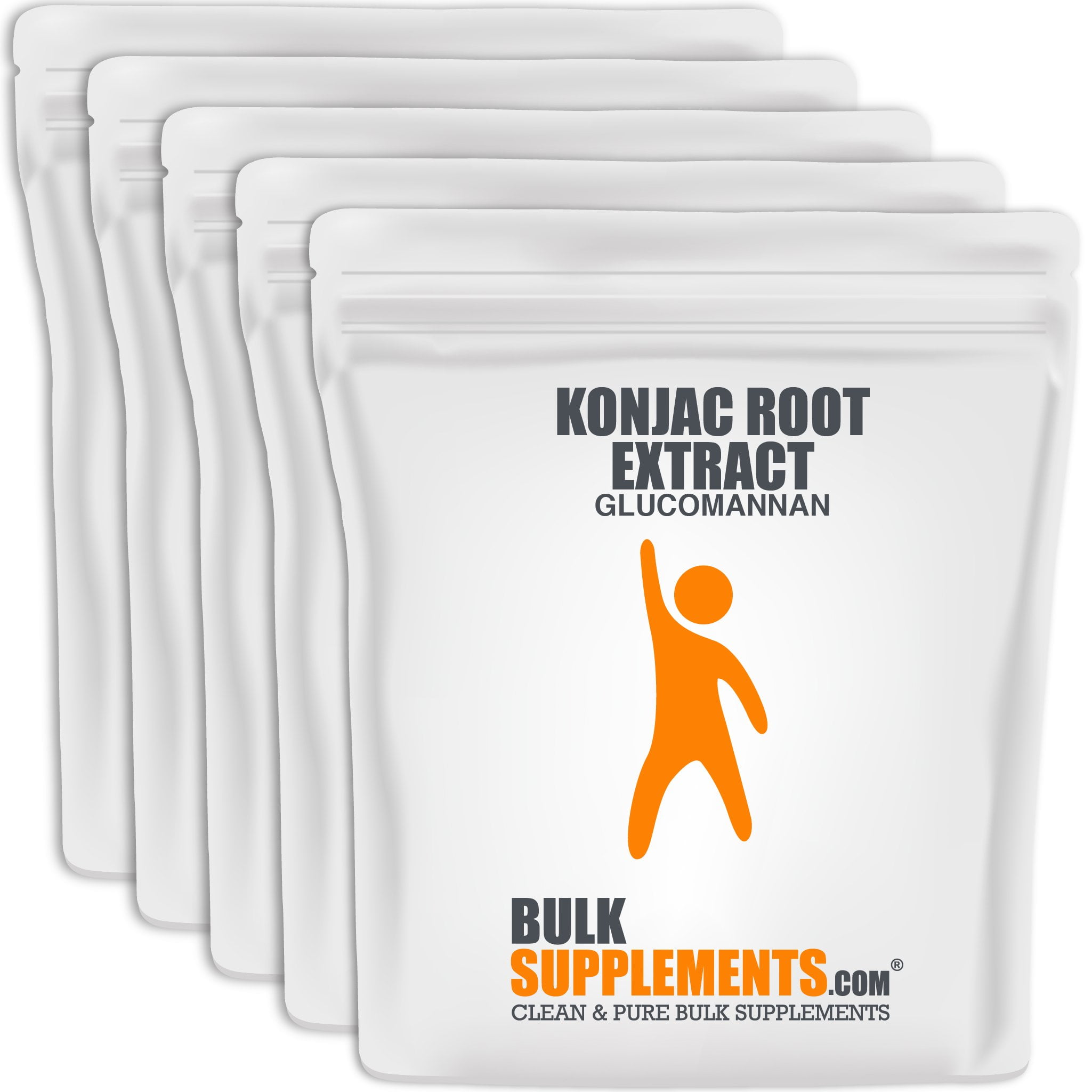BulkSupplements.com Konjac Root Glucomannan Powder - Fiber Supplement ...