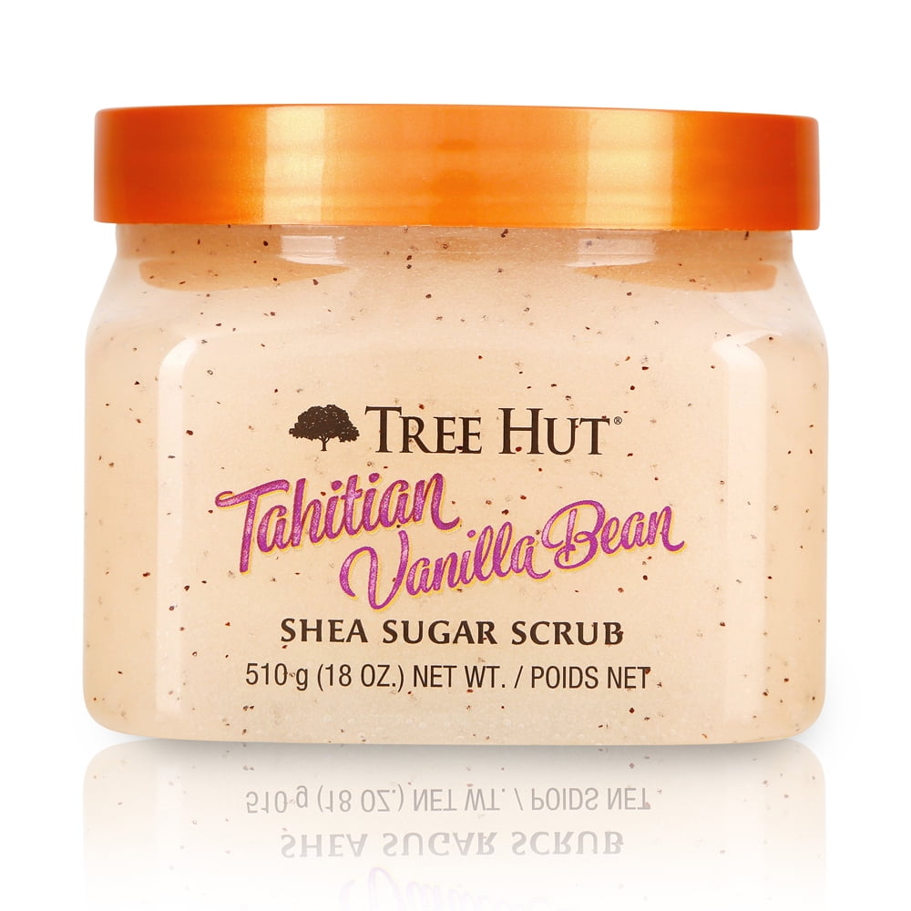 Tree Hut Shea Sugar Exfoliating Body Scrub Tahitian Vanilla Bean 18 Oz