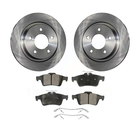 Transit Auto - Rear Disc Brake Rotors And Semi-Metallic Pads Kit For Mazda 3 Sport K8F-101785 ...