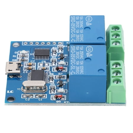 USB Relay Module, DC 5V Long Lasting High Performance Controller Relay ...