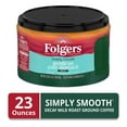 Folgers Simply Smooth Decaf Ground Coffee, 23 oz Canister - Walmart.com