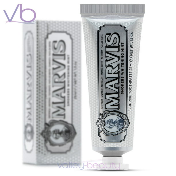 Marvis Smokers Whitening Mint | Rich and Creamy Toothpaste for Enamel ...