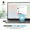 Thetis Pro-A FIDO2 Security Key Passkey Device with USB A & NFC, TOTP ...