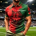 PLHWHYQ Mens Portugal Soccer Polo Shirt 2026 Mens Soccer Cup Shirt ...