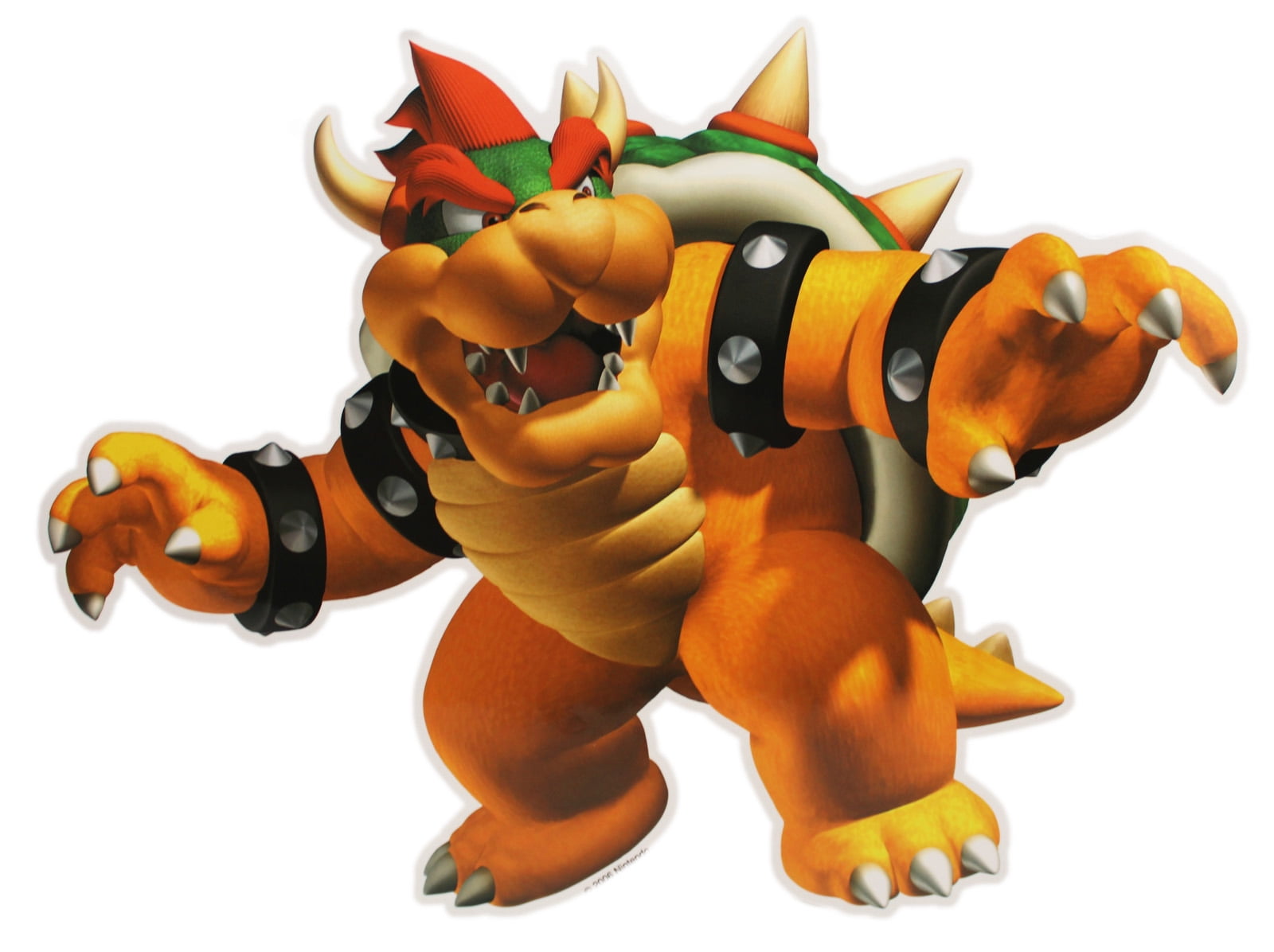 Super Mario Bowser Large Decorative Decal Sticker - Walmart.com ...