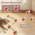 Interactive Cat Toys, Smart Rolling Ball in Play Mat, Automatic Speedy ...