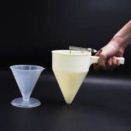 5L Manual Donut Depositor Dropper Dough Batter Dispenser Hopper Maker ...